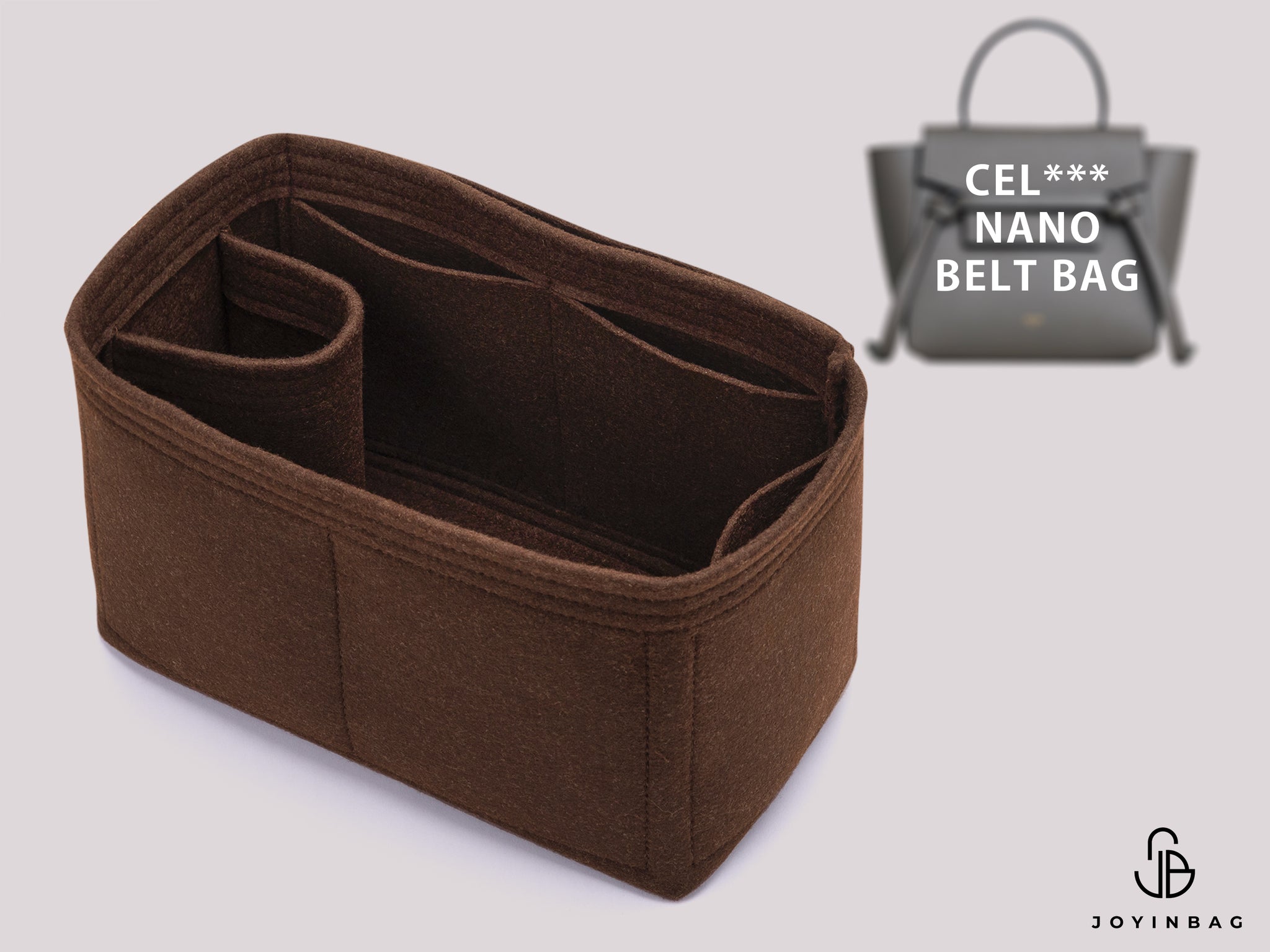 Cel. Nano Belt Bag Organizer with Single Bottle Holder